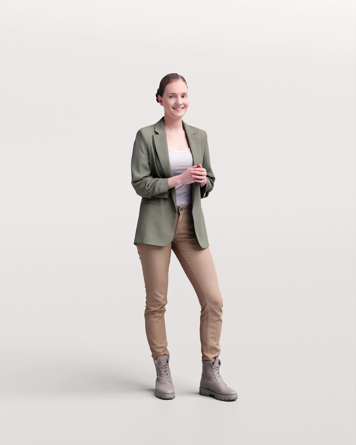 Posed 3D Model of Aga 1 (Standing)