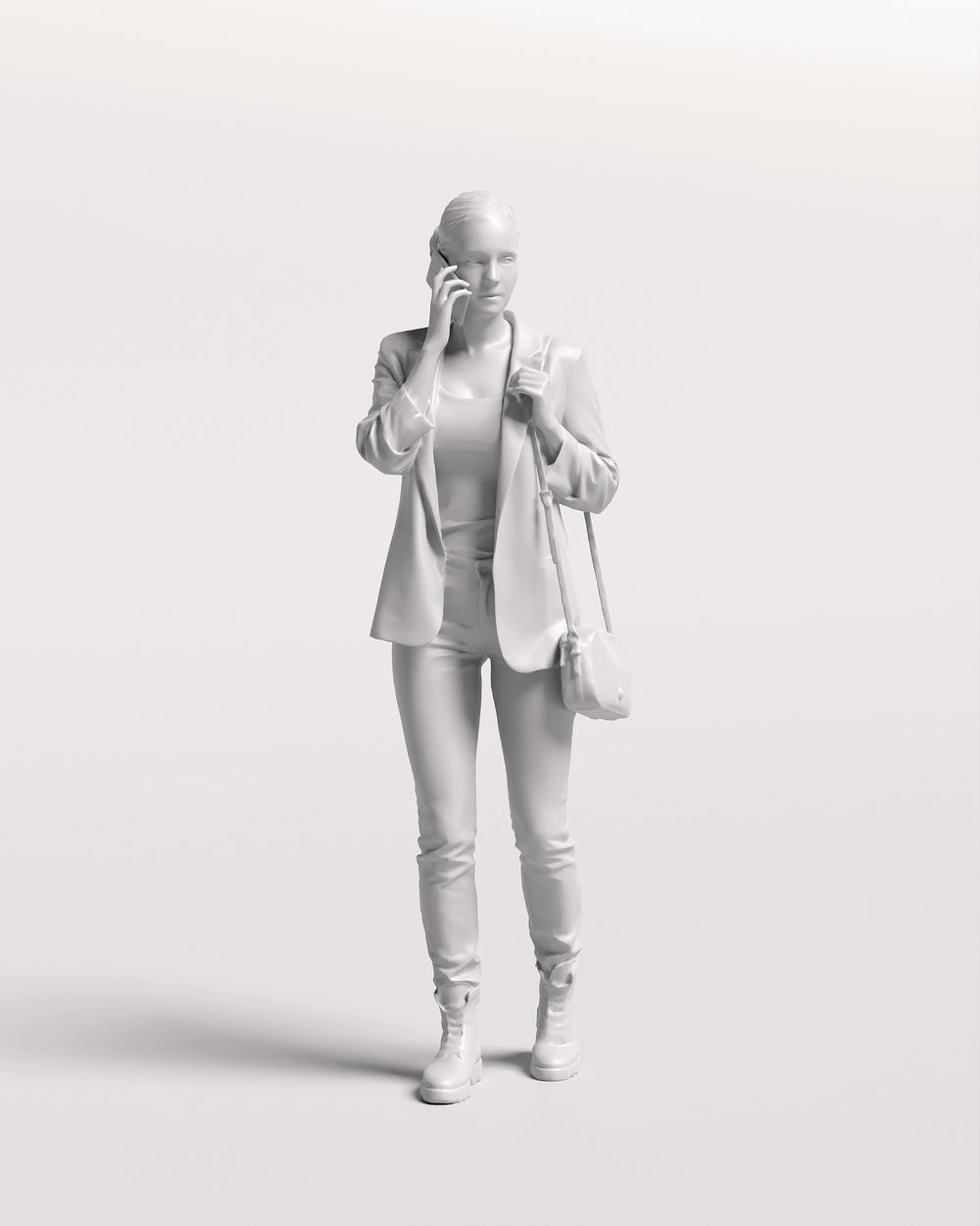 Posed 3D Model of Aga 2 (Standing)