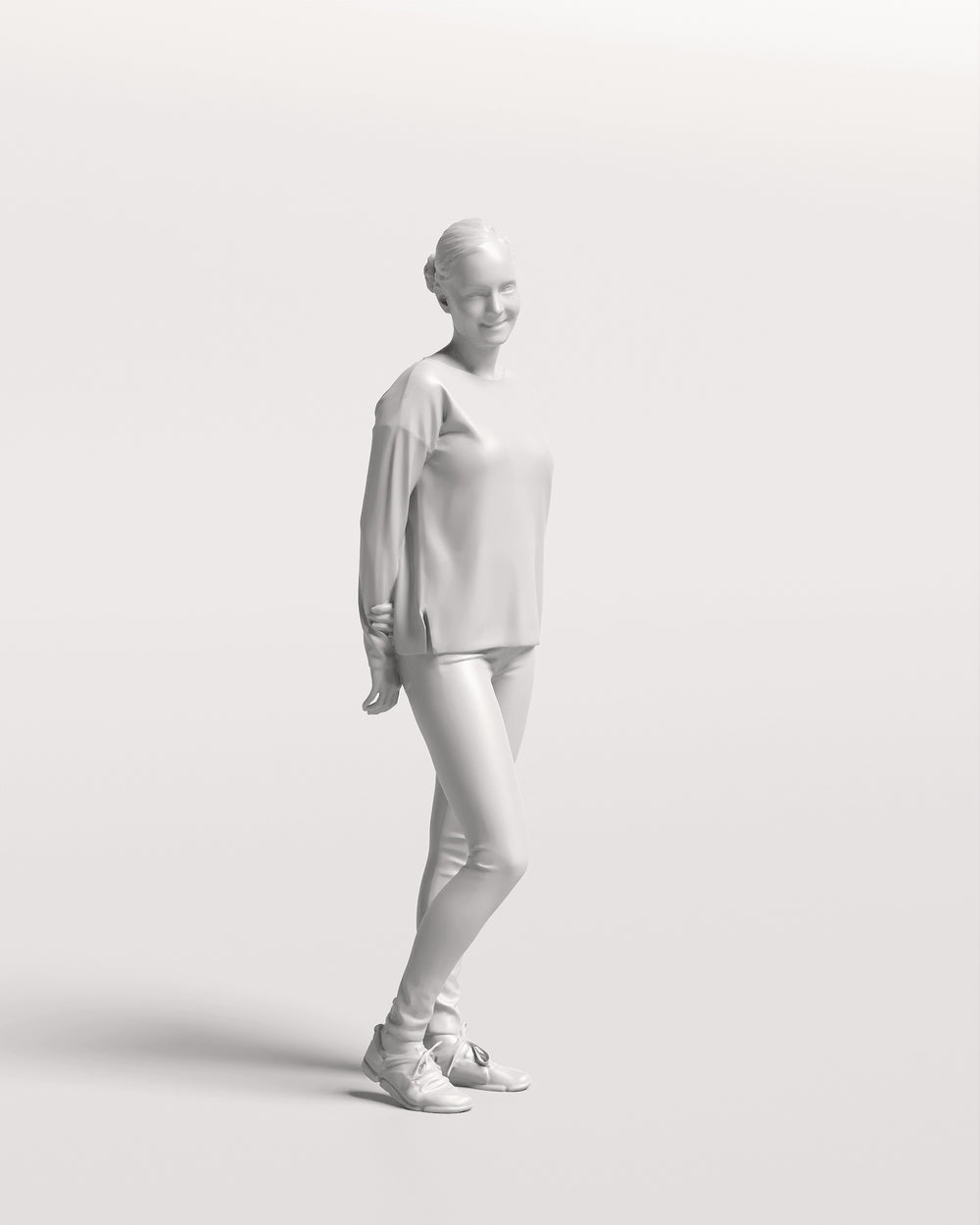 Posed 3D Model of Aga 4 (Standing)