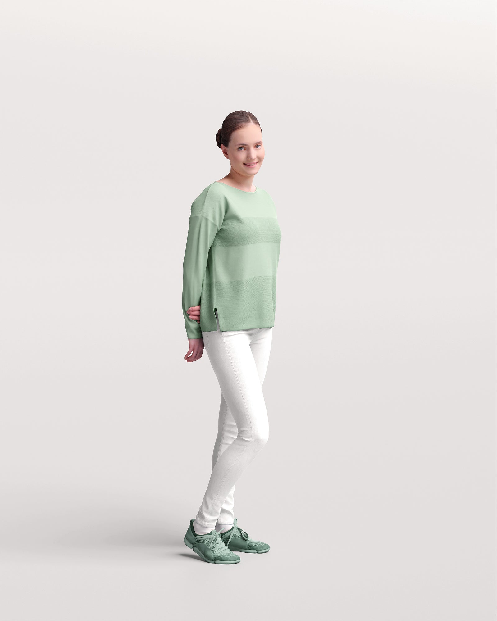 Posed 3D Model of Aga 4 (Standing)