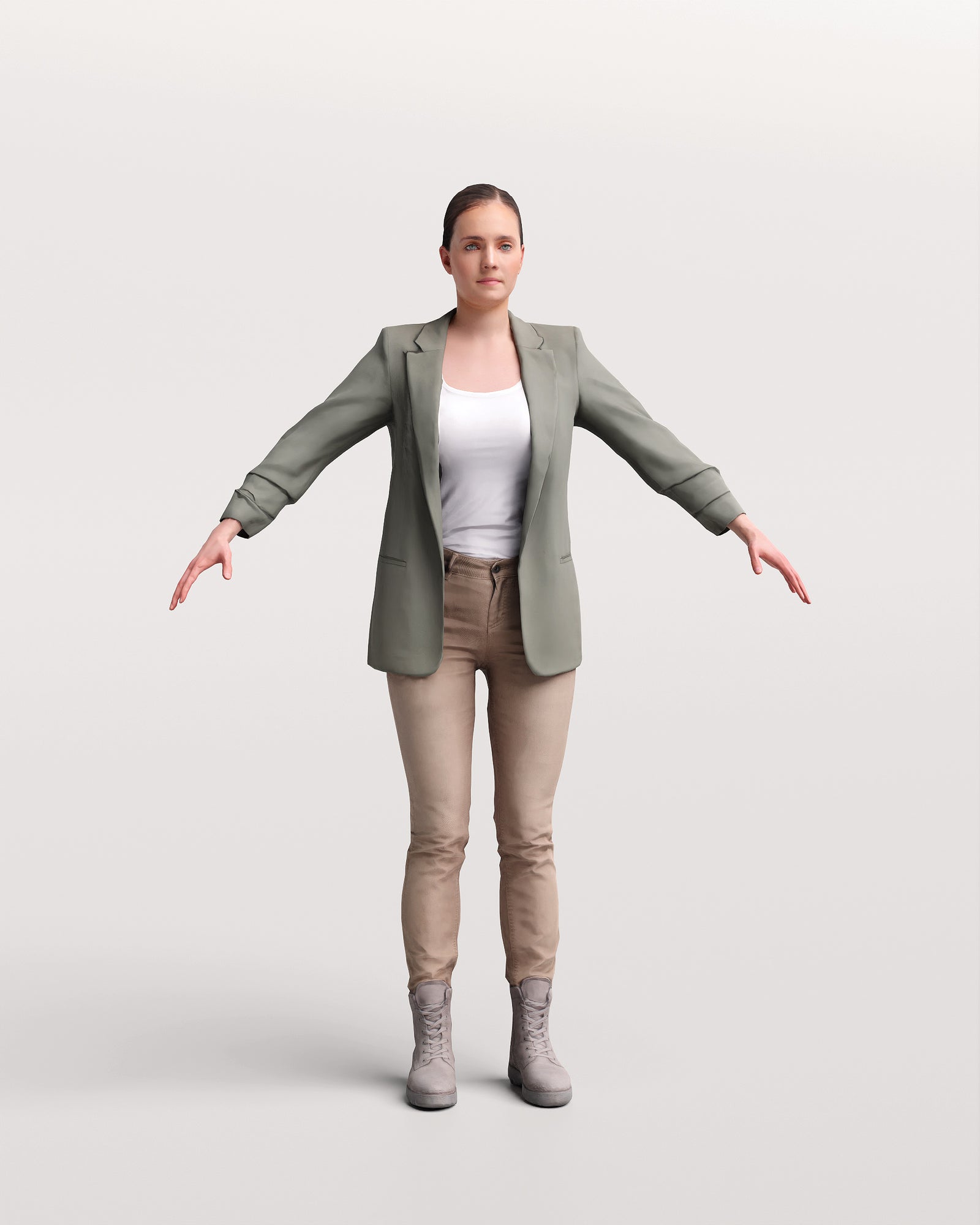 Rigged 3D Model of Aga 1