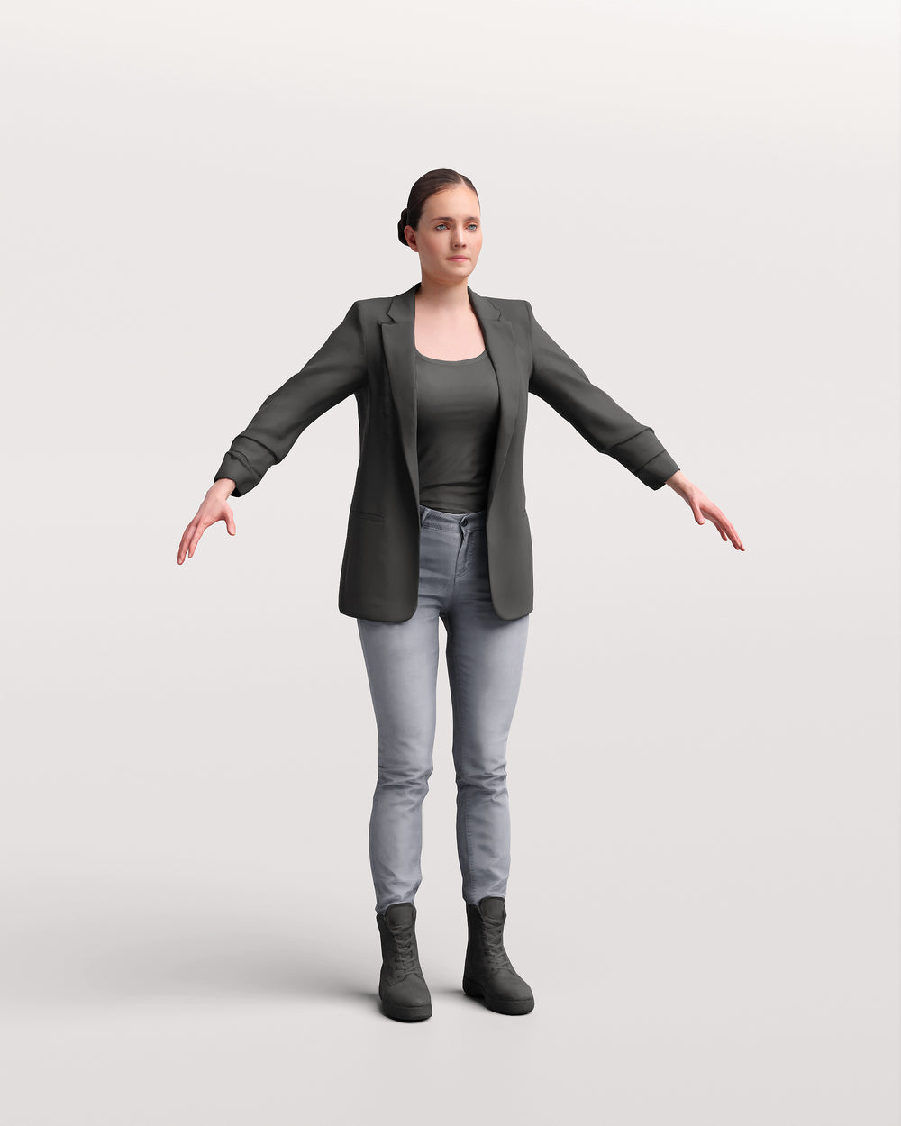 Rigged 3D Model of Aga 1