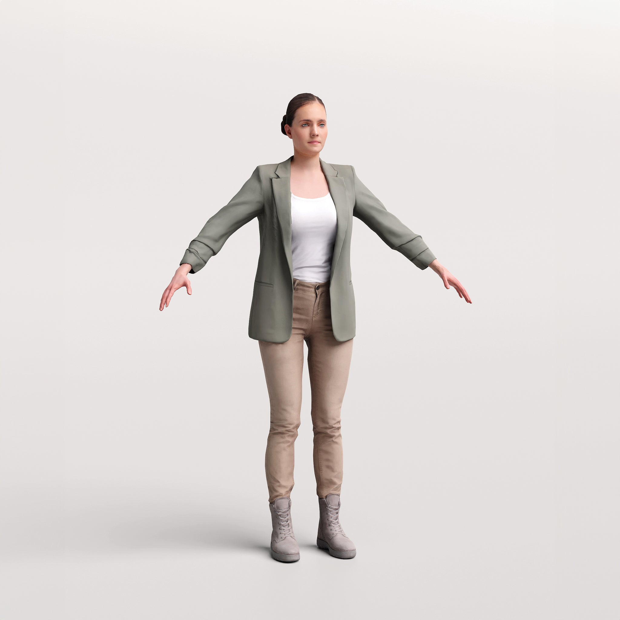 Rigged 3D Model of Aga 1